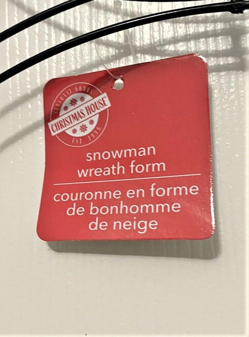 23 X 18 Snowman Shaped Metal Wreath Form Wire Frame for | Etsy