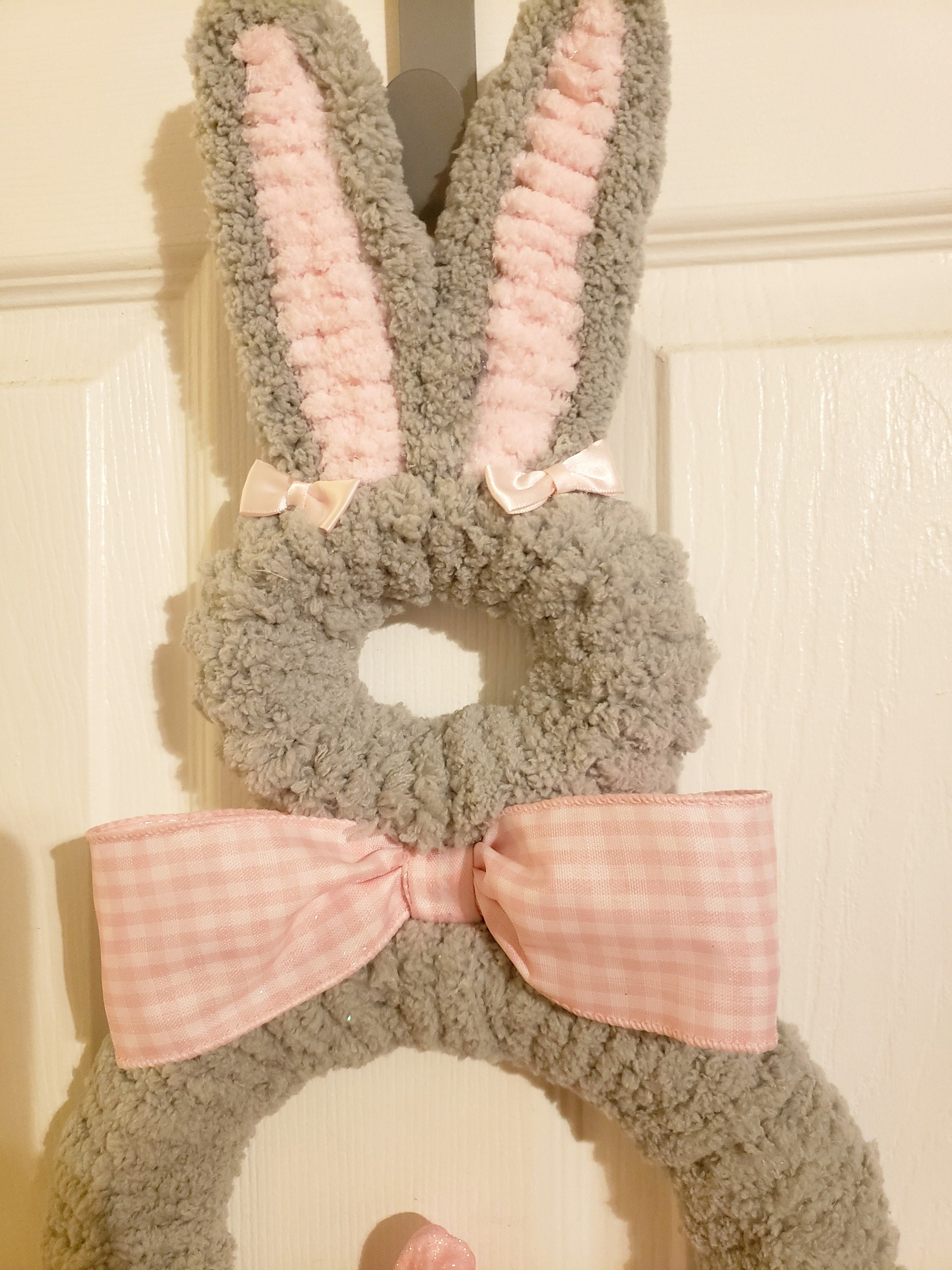 Easter Wreath Bunny Wreath Easter Bunny Decor Easter | Etsy