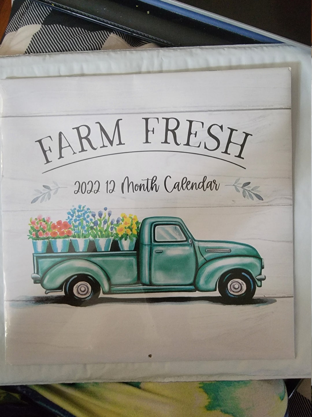 2022 Farm Fresh Wall Calendar for Craft Projects Dollar Tree DIY ...
