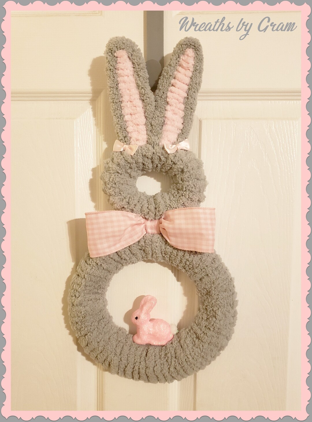 Easter Wreath; Bunny Wreath; Easter Bunny Decor; Easter Decorations ...
