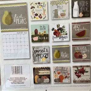 Country Style 2022 Wall Calendar and Farmhouse Signs Bundle - DIY Craft ...