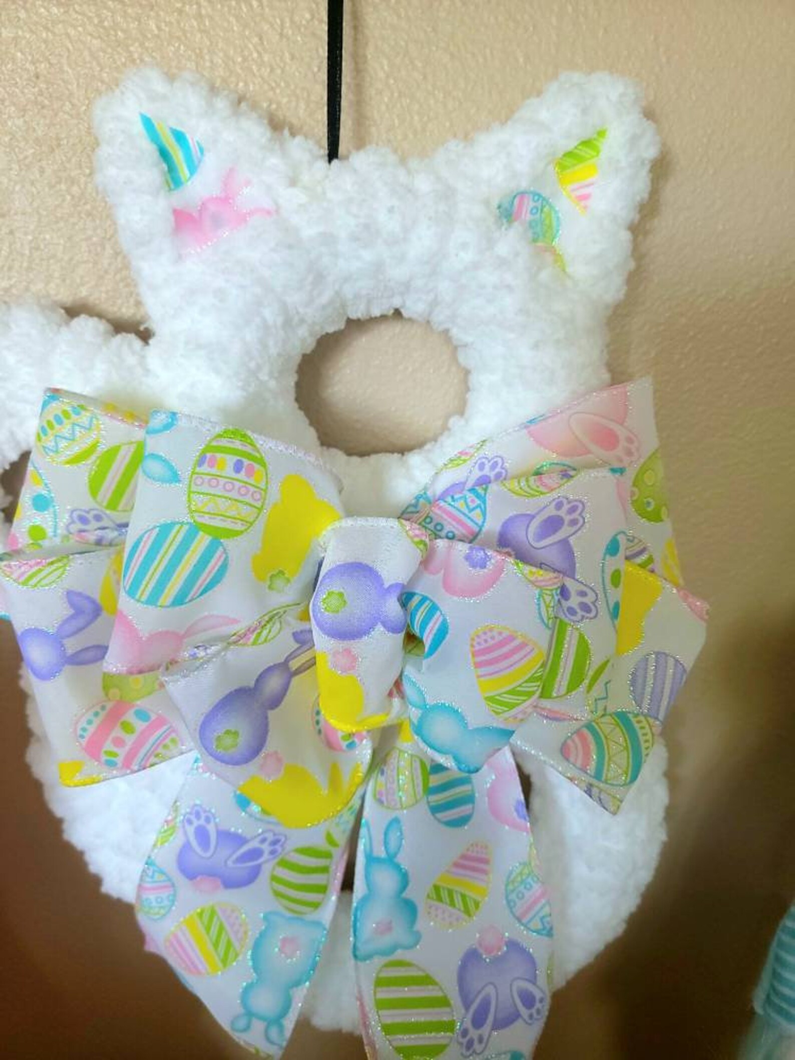 Cat Spring Wreaths for Front Door Easter Cat Door Hanger Cat - Etsy