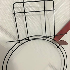 23” X 18” Snowman Shaped Metal Wreath Form Wire Frame for Winter ...