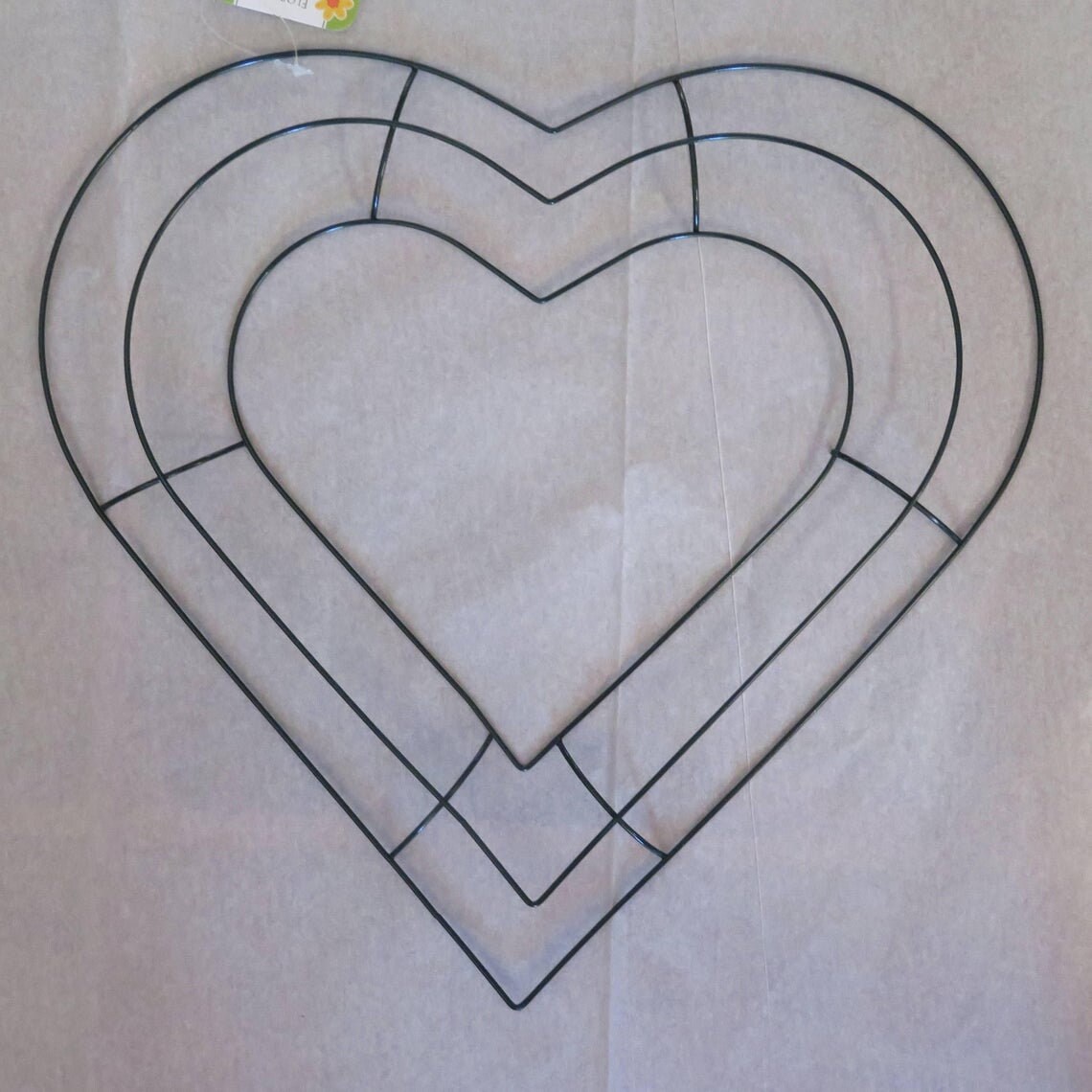 12x13 Heart Wire Wreath Form DIY Wreaths DIY Heart - Etsy