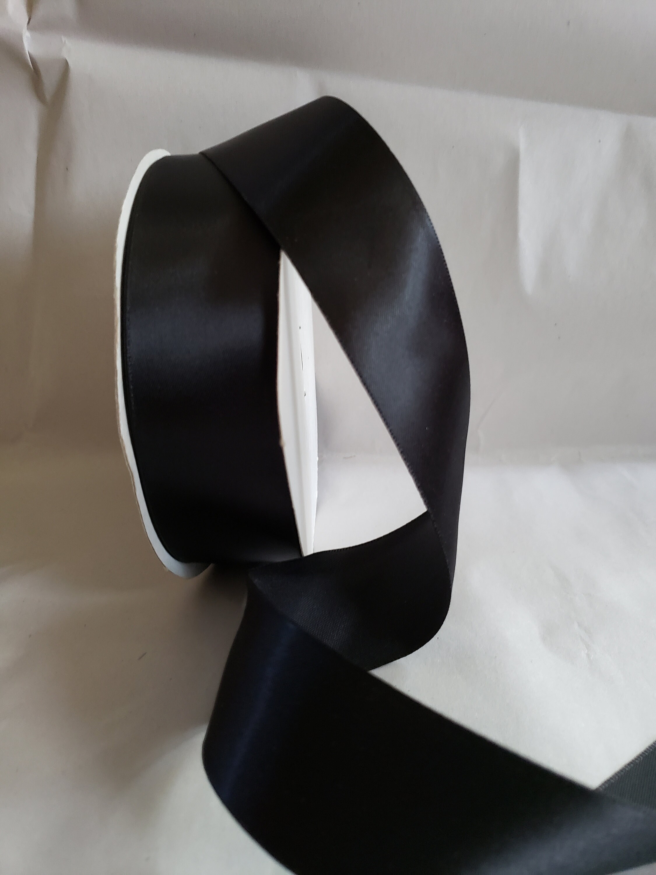 1 5/16 x 10 yds Black Satin Ribbon Wedding Arch Decor | Etsy