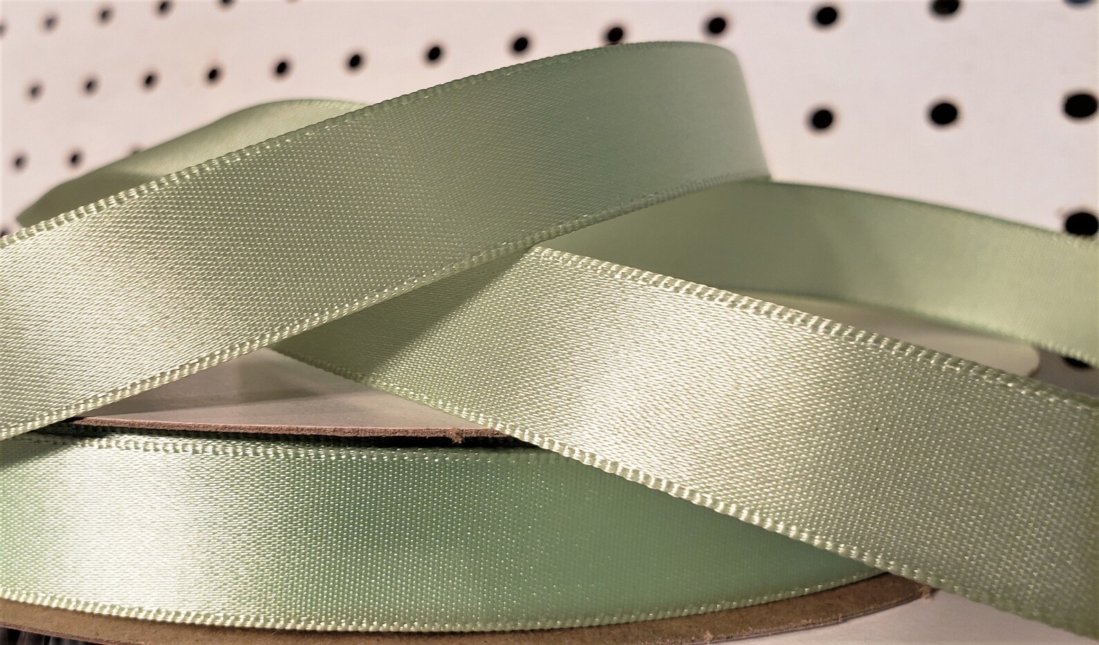 5/8 x 10 yds Mint Green Satin Ribbon DIY Wedding Decor | Etsy