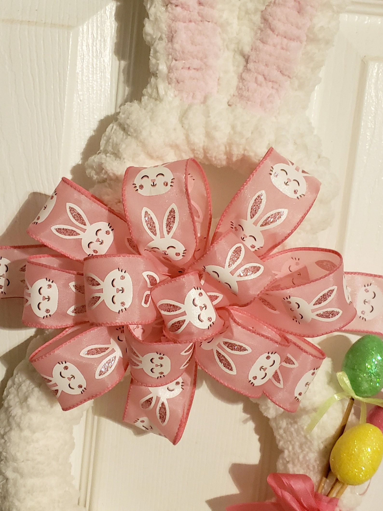 Easter Wreath Bunny Wreath Easter Bunny Decor Easter | Etsy