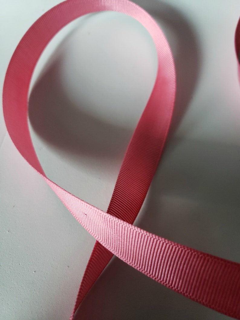 5/8 X 10 Yds Dusty Pink Ribbon Think Pink Bows Rose Pink | Etsy