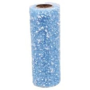 6 Inch X 3 Yds Snowball Deco Mesh for Wreaths White Snow Mesh Snow ...