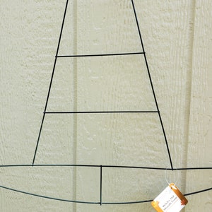 22.5"x21" Witch Hat Wreath Frame Wire Wreath Form Metal Wreath Frame ...