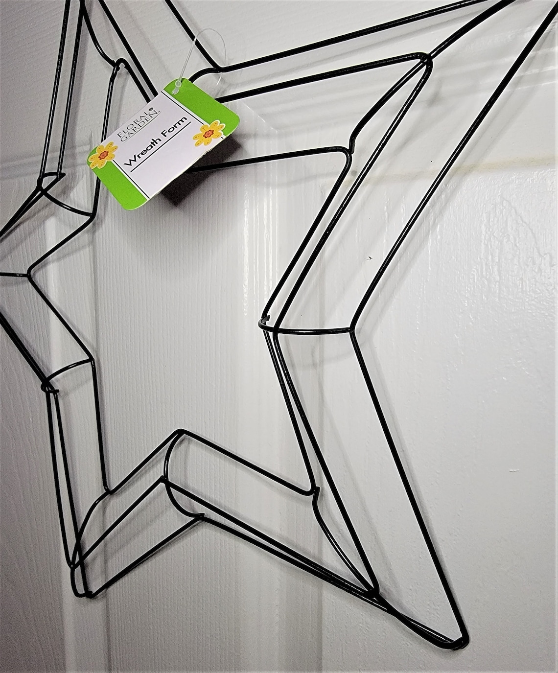 Star Wreath Form Metal Frame Wire DIY Deco Mesh Burlap Door - Etsy