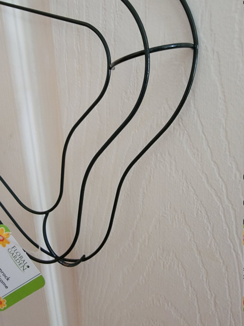 Shamrock Shaped Wire Wreath Form Metal Wreath Frame DIY Wreath - Etsy