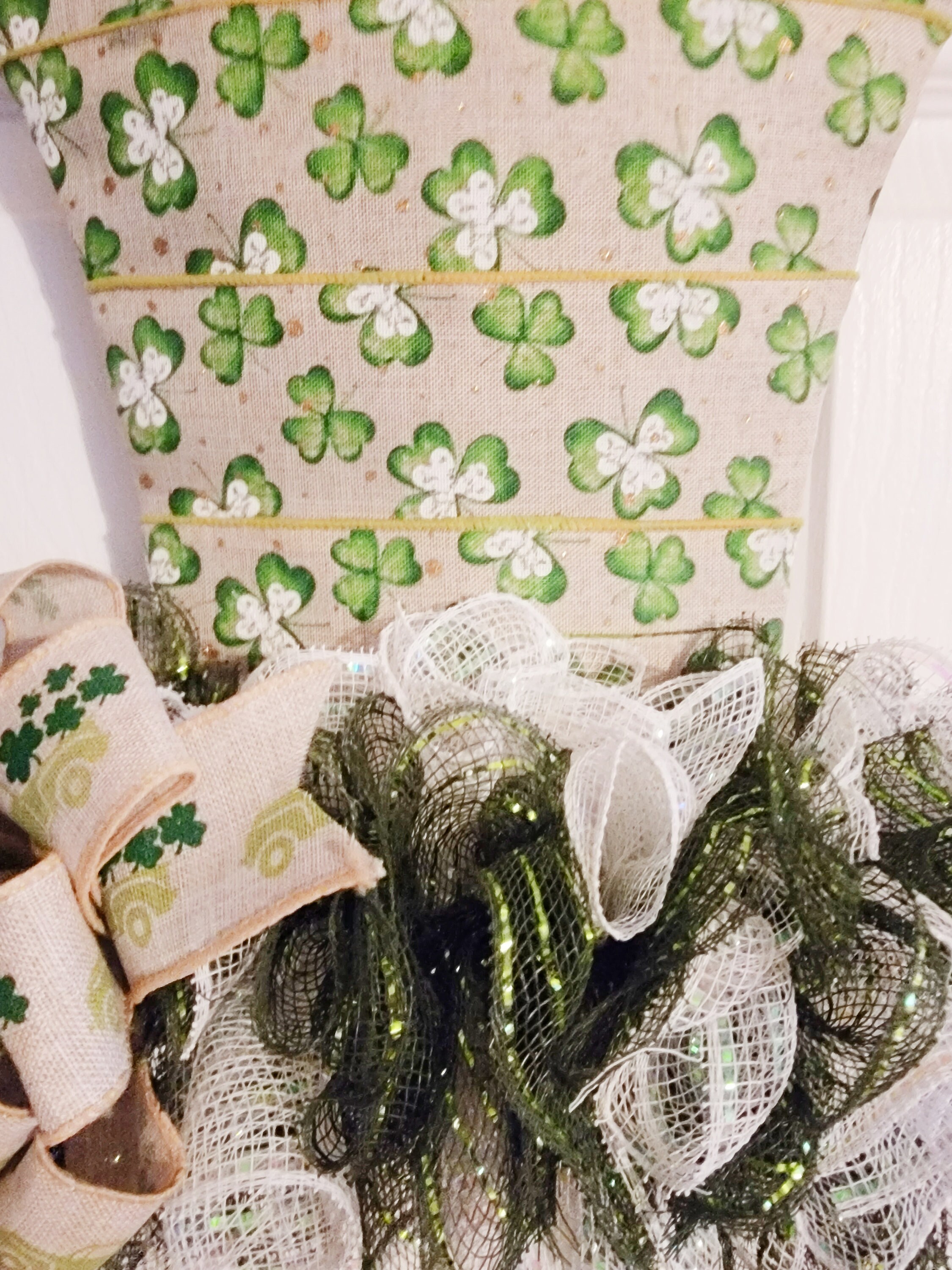 St Patricks Day Irish Wreath Front Door St Patrick's Day Decor Saint ...