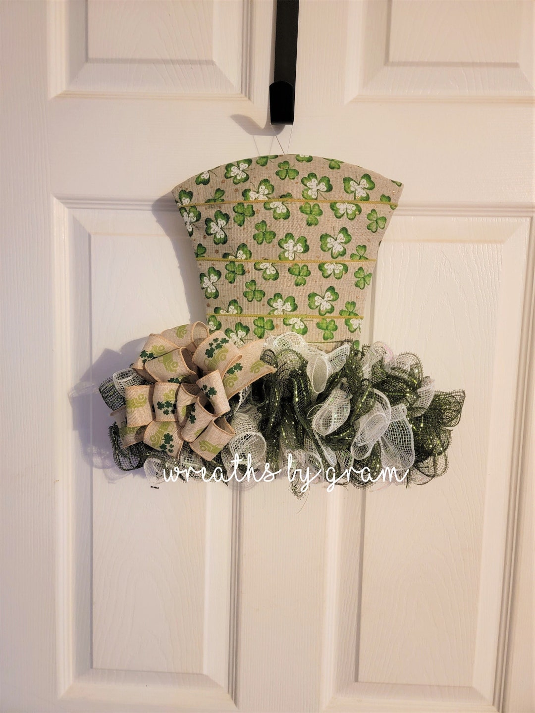 St Patricks Day Irish Wreath Front Door St Patrick's Day Decor Saint ...