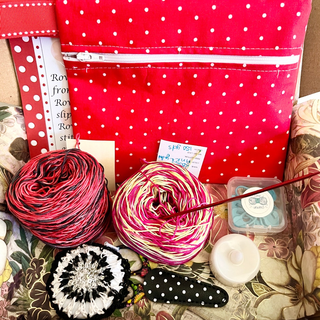 Crochet Gift Set Crochet Gift Box Hand Dyed Thread Gift Box Holiday ...