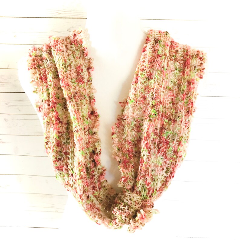 Cowls Infinity Scarf Multi Color Crochet Cowl Merino Wool - Etsy