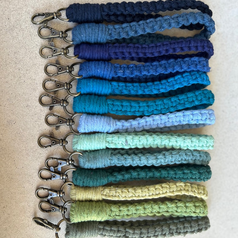 Macrame Key Chains - Etsy