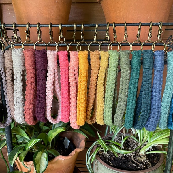 Macrame Key Chain - Etsy