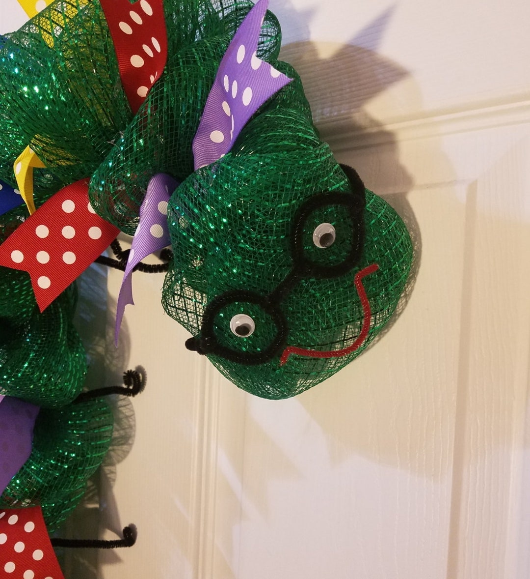 Bookworm Wreath,caterpillar, Back to School, Classroom - Etsy