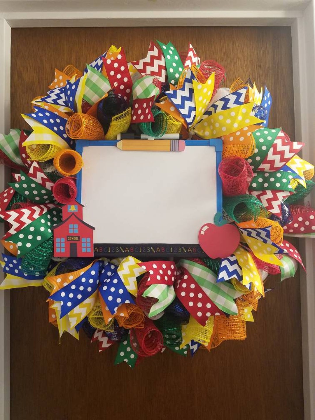 Teacher Wreath School Wreath Classroom Wreath - Etsy