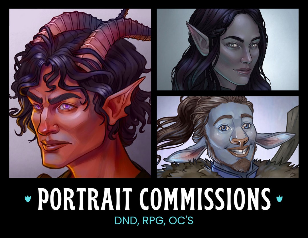 Custom Digital Character Portraits dnd RPG Furry Original - Etsy