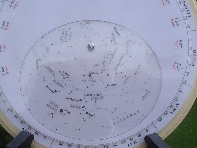 Constellation Planisphere - Etsy