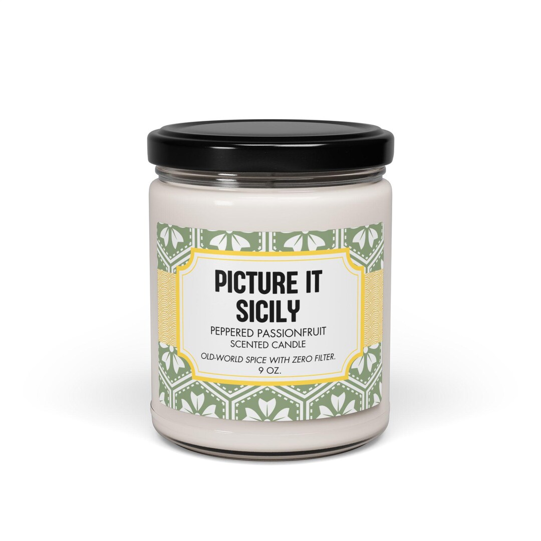 Picture It Sicily Candle | Scented Soy 9oz From Golden Collection - Etsy