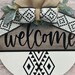 Boho Door Hanger/ Year Round Door Hanger/ Welcome Door Hanger/ Western ...