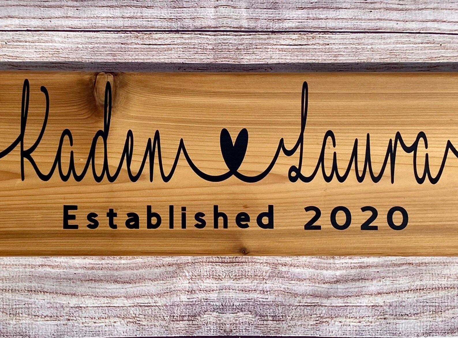 Personalized Couple Name Sign// Personalized Wedding Gift | Etsy