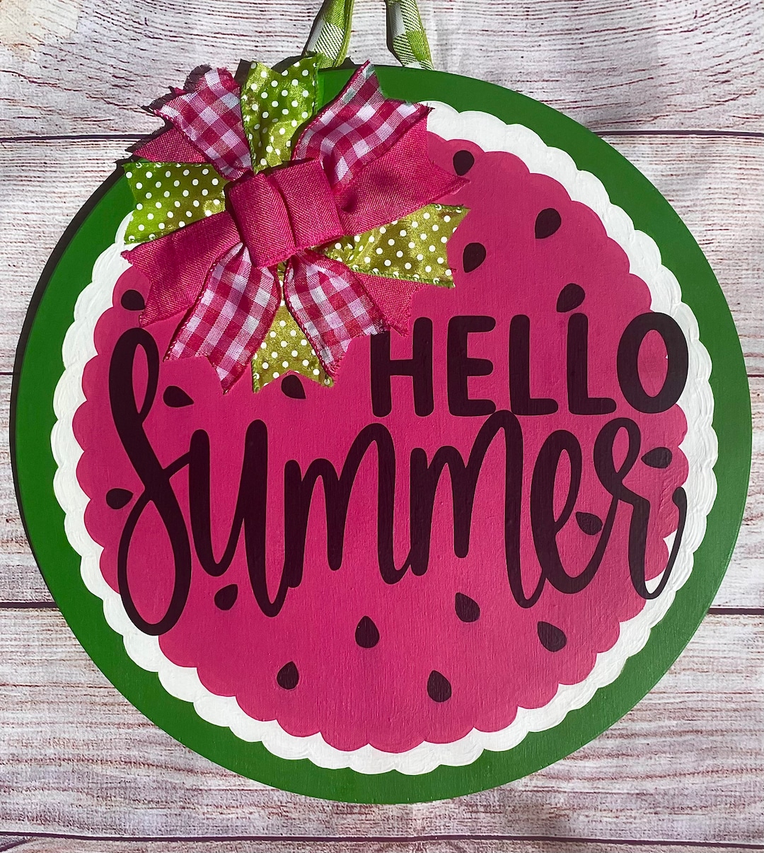 Summer Fruit Door Hanger/sweet Summer Door Hanger/summer Door Sign ...