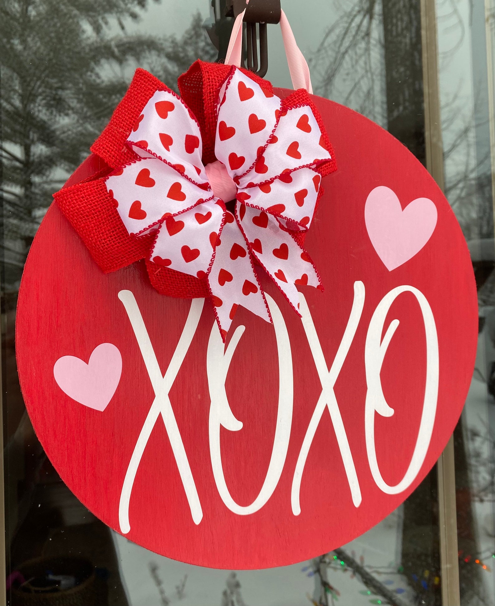 Valentines Day Door Hanger//xoxo Door Hanger//valentine's - Etsy