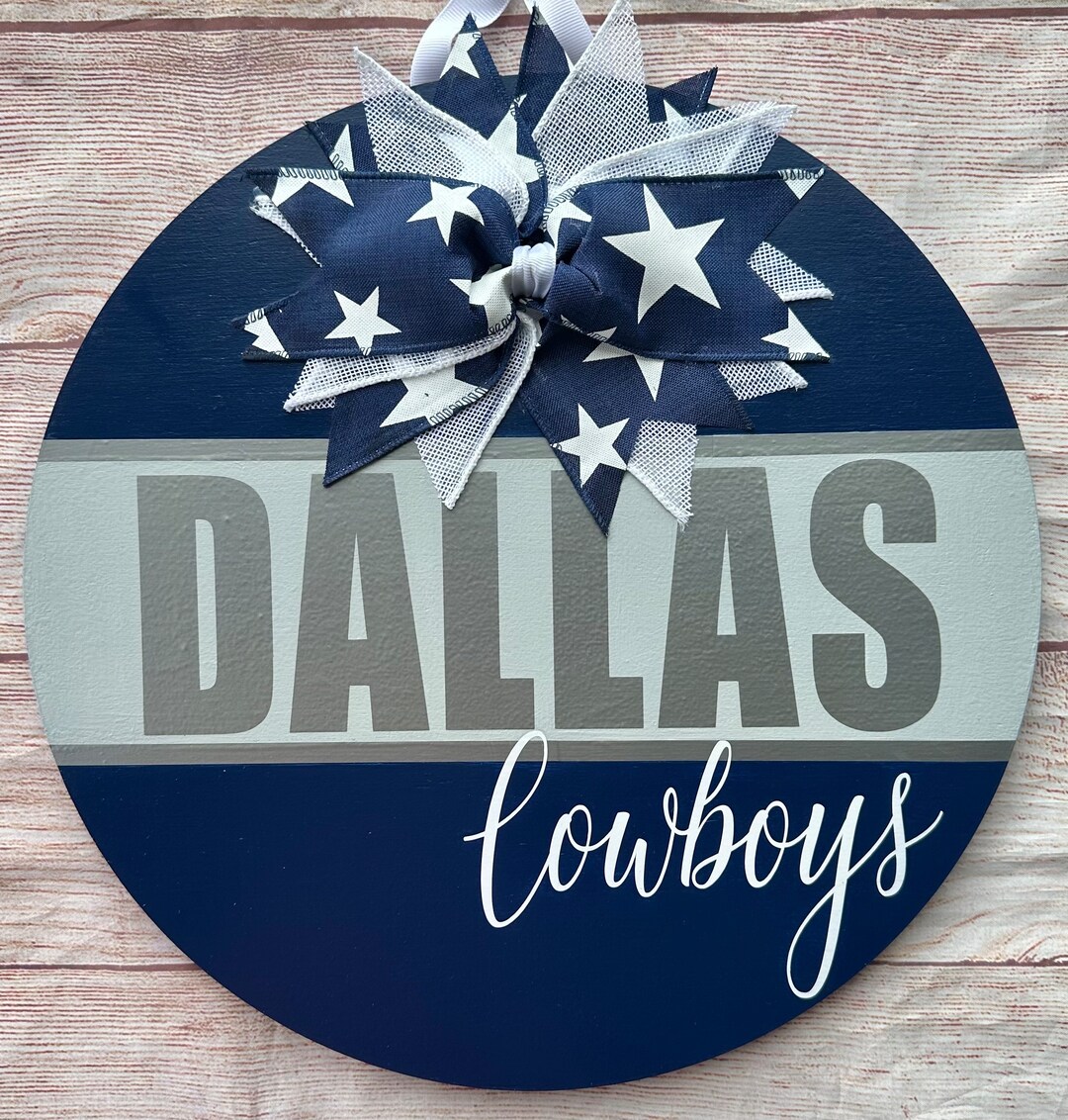 Dallas Cowboys Door Hanger/dallas Cowboys Fan Gifts/texas Decor/dallas ...