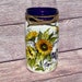 Sunflower Mason Jar/mason Jar Centerpieces/ball Mason Jars/decoupage ...