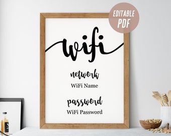 Wifi password | Etsy