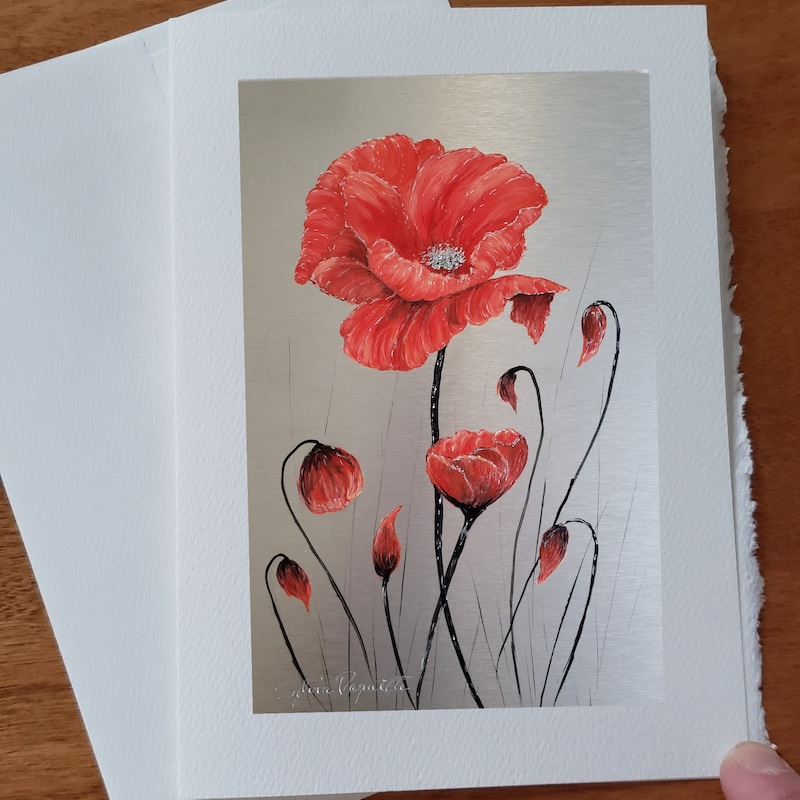 Flower Card - Etsy