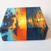 Mini Sunset Seascape Painting, Mini Sea Painting, Coastal Painting ...