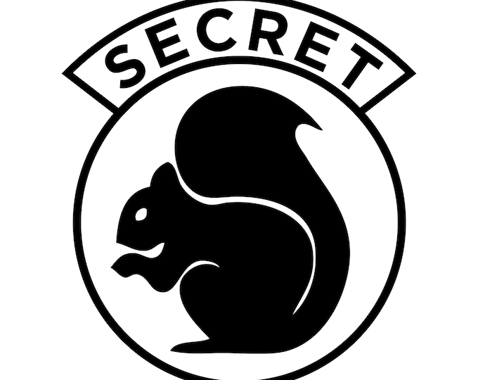 Secret Squirrel Nature Decal Sticker - Etsy