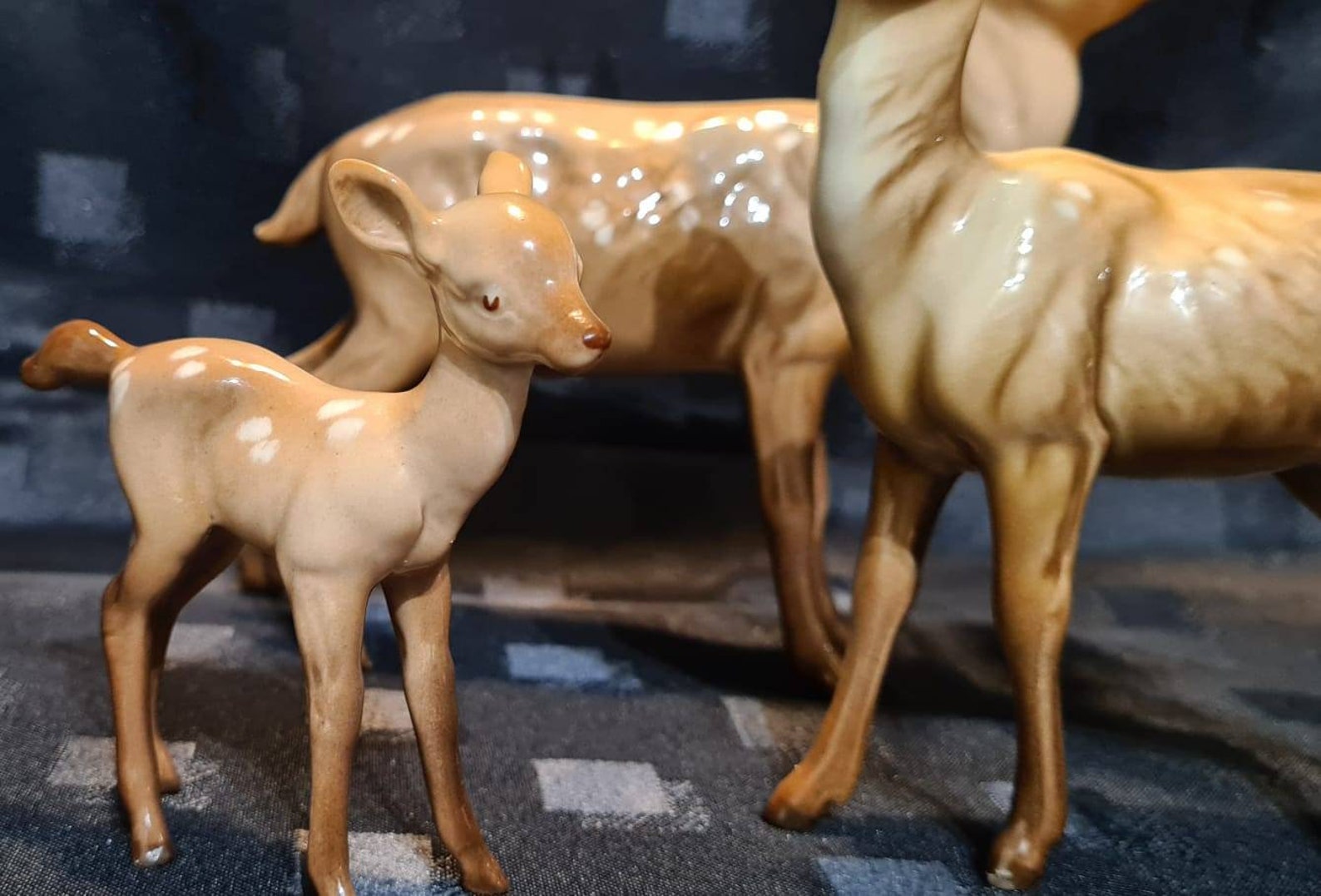 Beswick Deer Family Stag Doe and Fawn - Etsy Australia