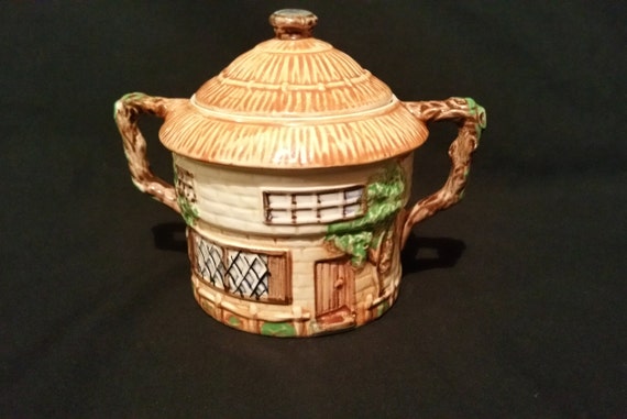 Unusual Beswick Cottage Ware Lidded Sugar Bowl C1930s | Etsy