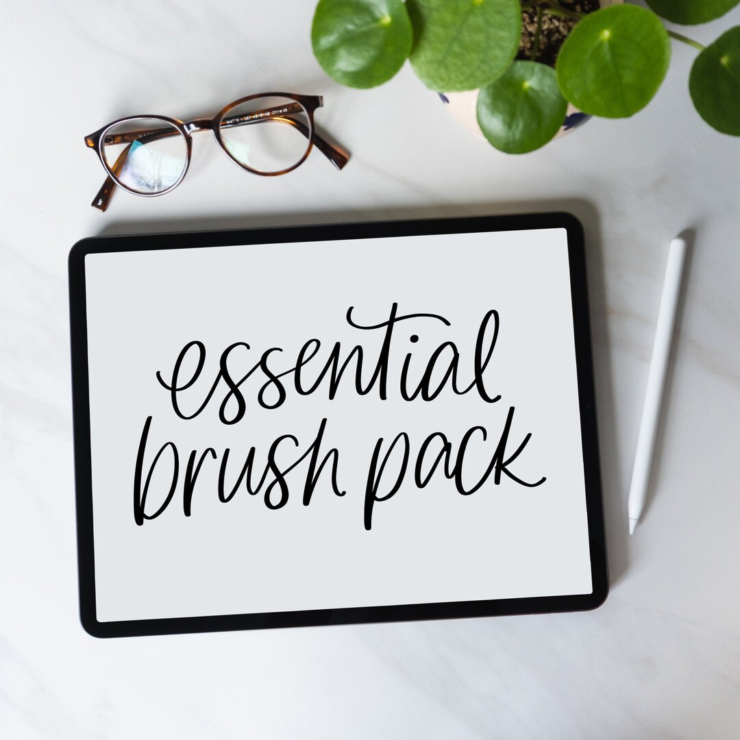 Essential Brush Pack / 3 Custom Procreate Brushes / iPad Pro / Apple Pencil / Hand Lettering ...