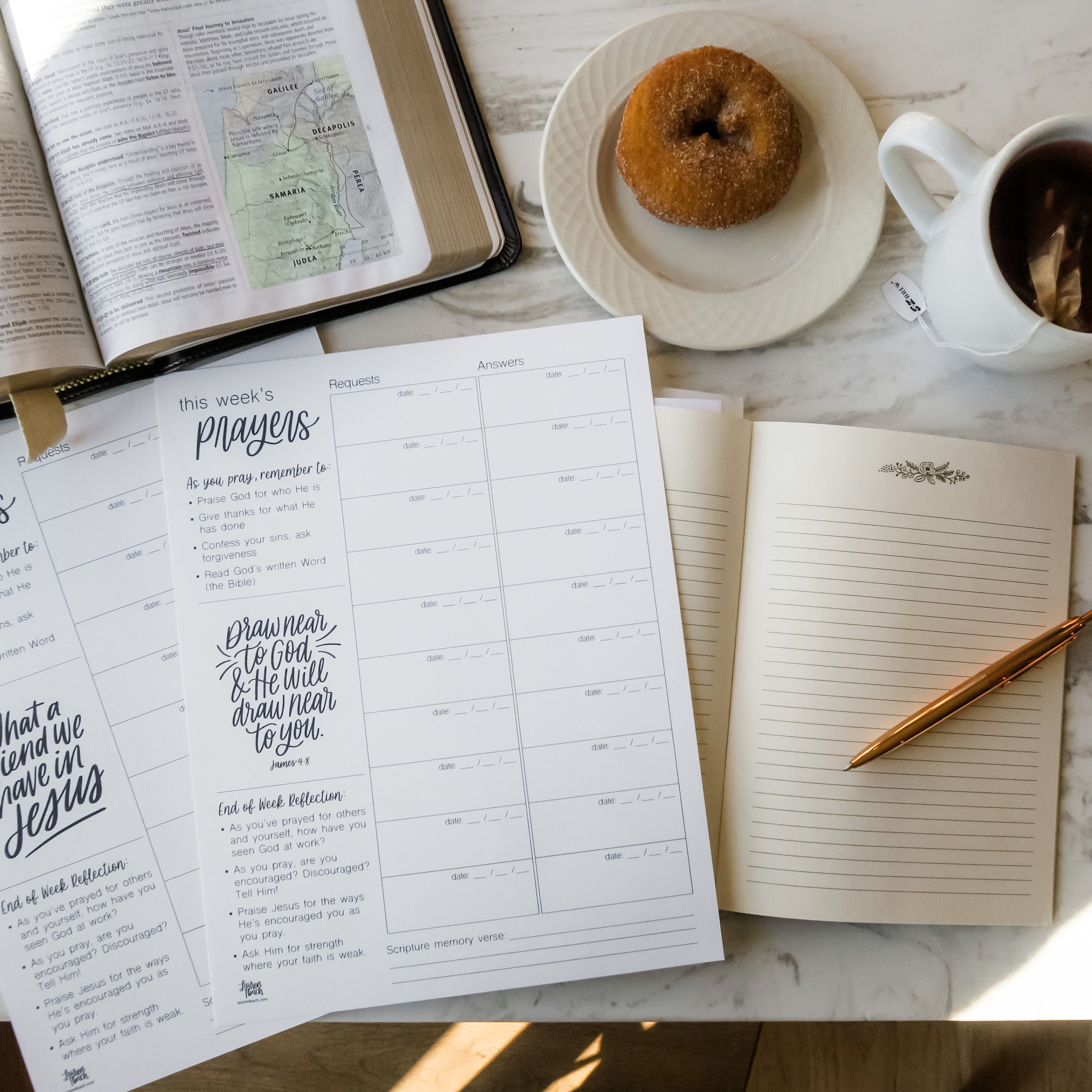 Printable Weekly Prayer Guides / 10 Weeks of Prayer / Daily - Etsy UK