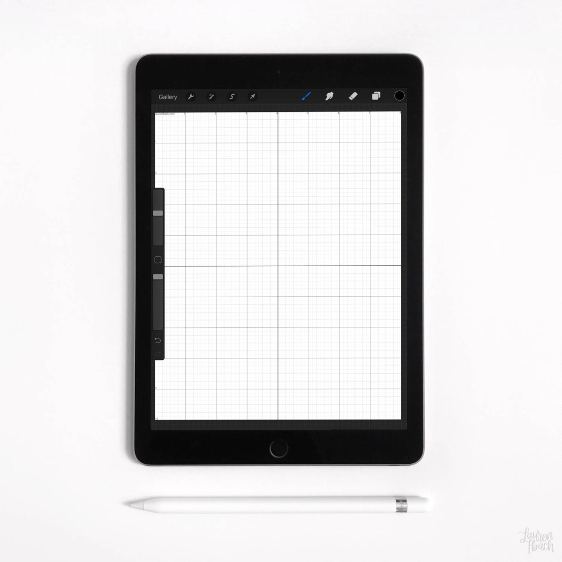 Procreate Grid Pack 5 Grids For 5 Common Paper Sizes Etsy