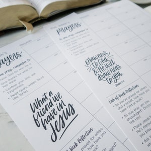 Printable Weekly Prayer Guides / 10 Weeks of Prayer / Daily Devotional ...
