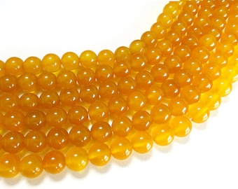 Round Agate Beads | Etsy