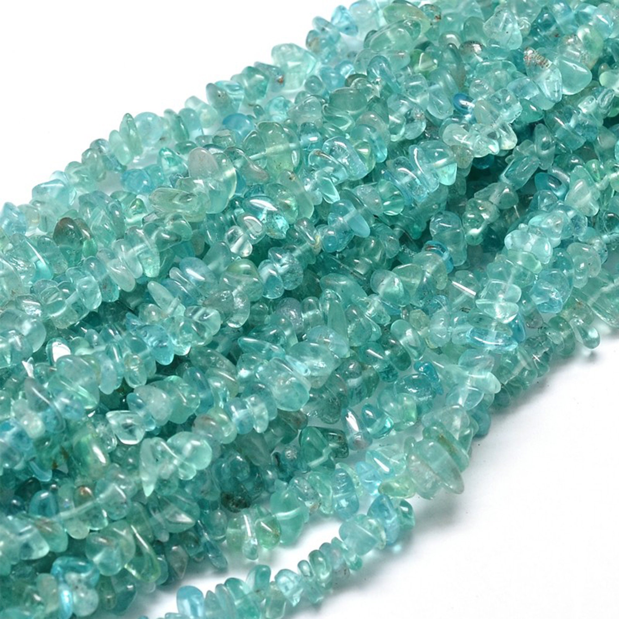 Apatite Chips Beads | Grade A | Natural Gemstone Loose Beads | Sold by ...
