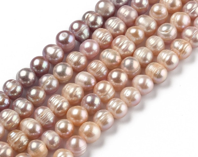 Natural Cultured Freshwater Pearl Potato Shape Beads | Grade A | Sold ...