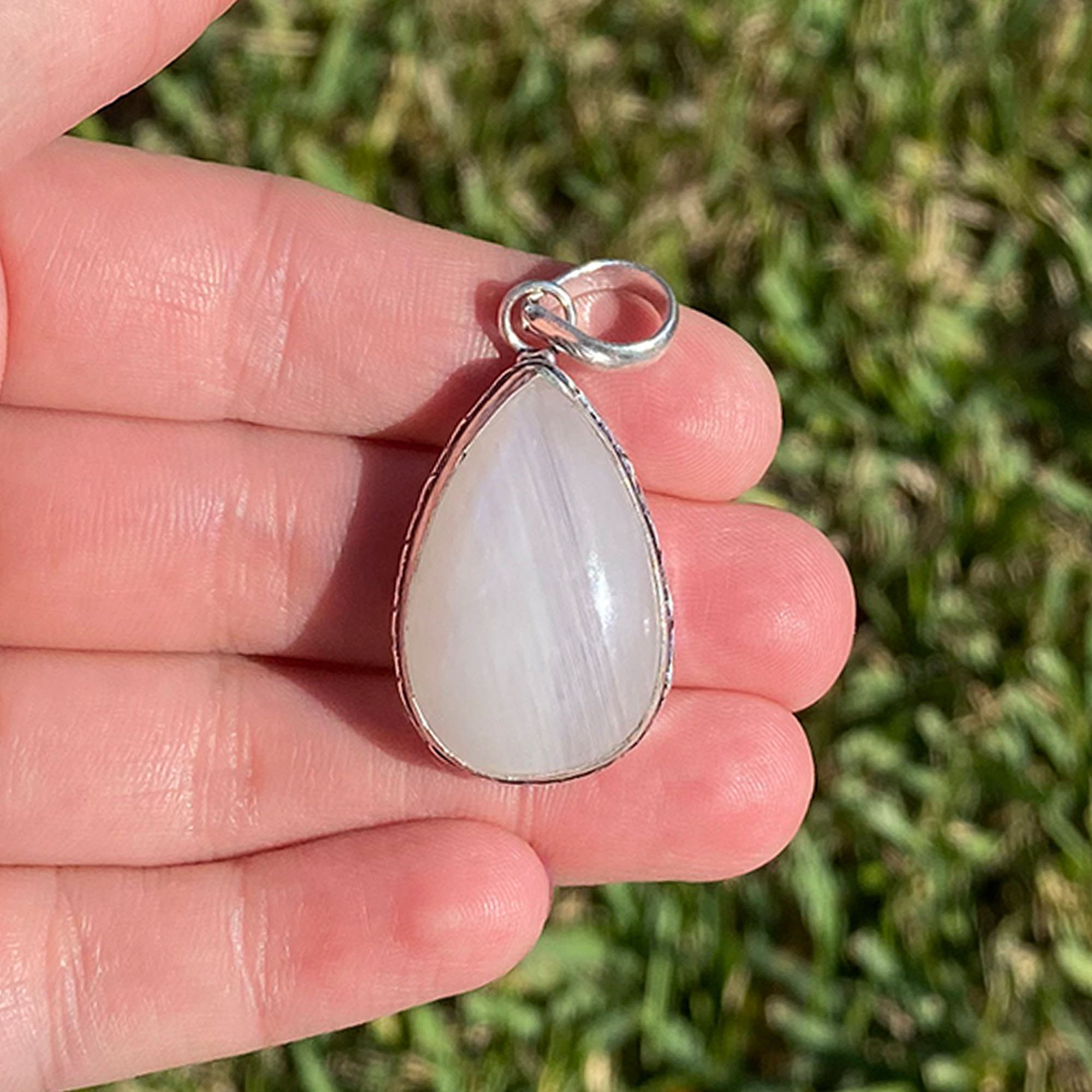 Natural Moonstone Gemstone Vintage Style .925 Solid Sterling Silver ...