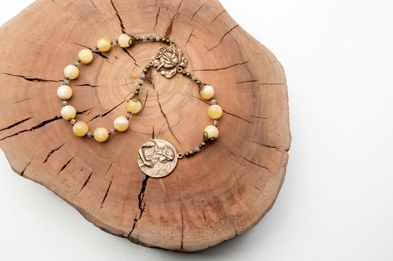 Saint Mary Magdalene Chaplet, Vintage Catholic Prayer Beads Made With ...