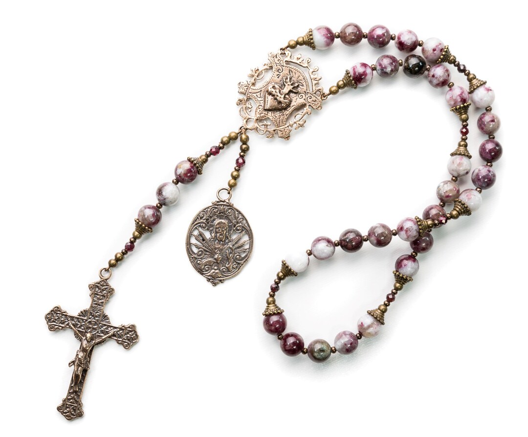 Chaplet of the Precious Blood ~ Unique Handmade Vintage Catholic Rosary ...