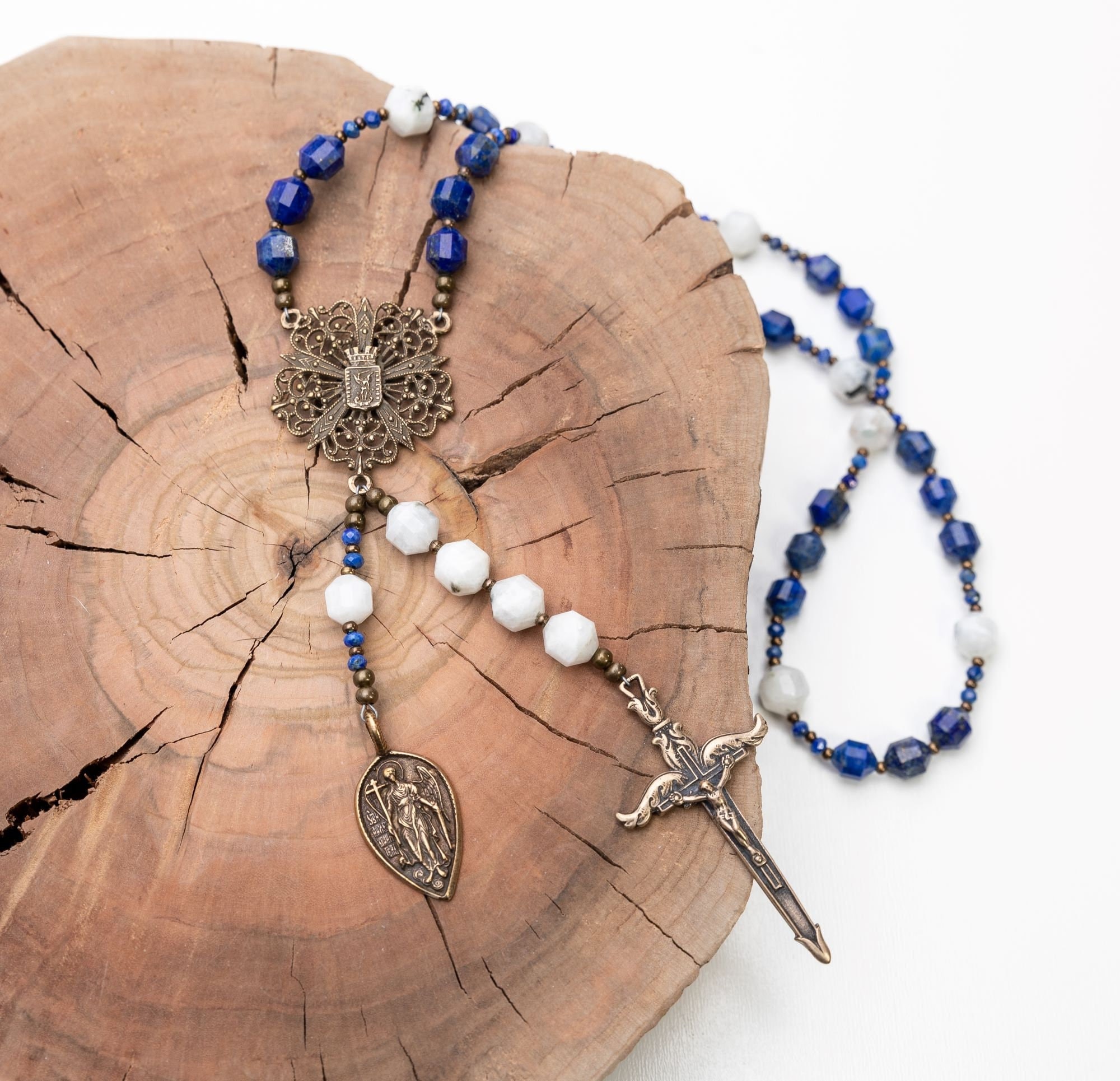 Chaplet of Saint Michael the Archangel Unique Handmade - Etsy